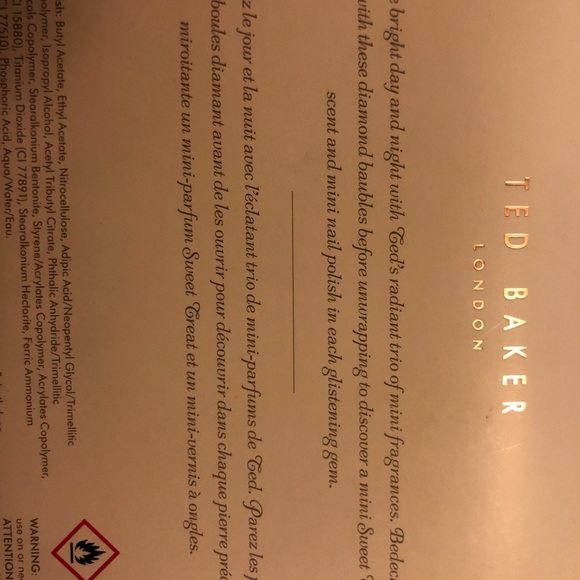 Ted Baker London | Other | Nib Ted Baker Twinkling Trio Set Polly Lyla ...